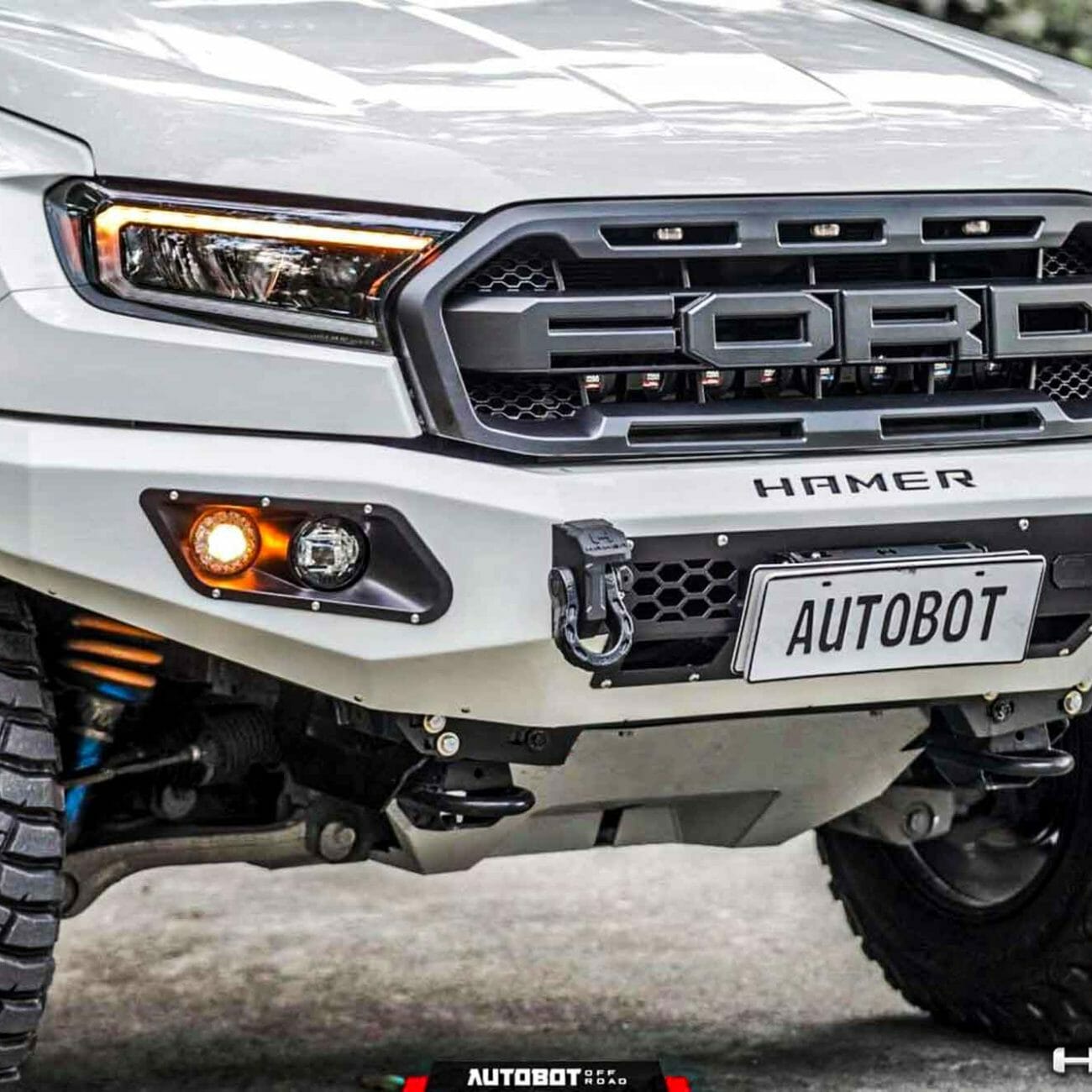 King series bull bar for Ford Ranger Raptor (2018 - 2022) | Hamer 4x4