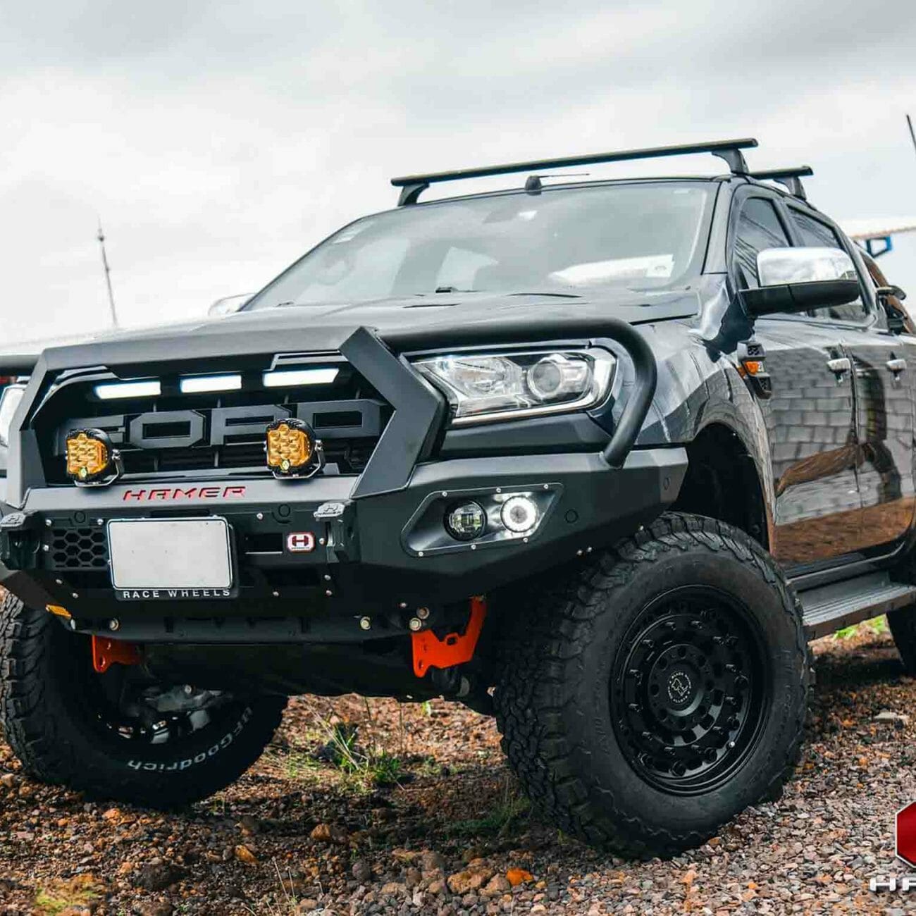 King series Plus bull bar for Ford Ranger PX2, PX3 (2015 - 2022 ...