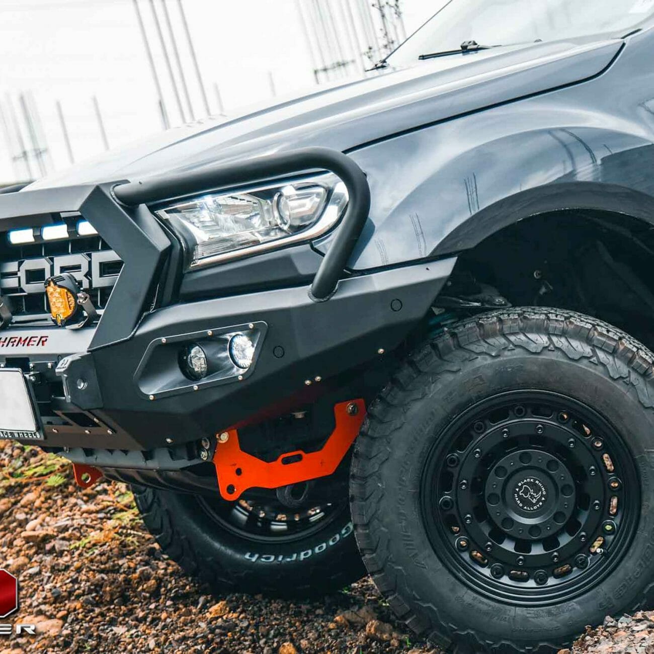 King series Plus bull bar for Ford Ranger PX2, PX3 (2015 - 2022 ...