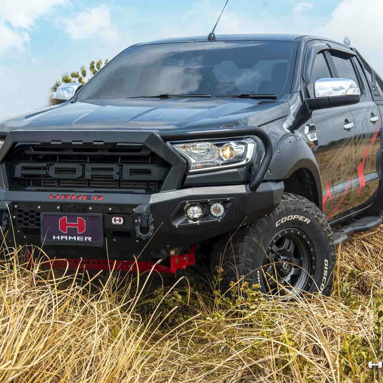 King series Plus bull bar for Ford Ranger PX2, PX3 (2015 - 2022 ...