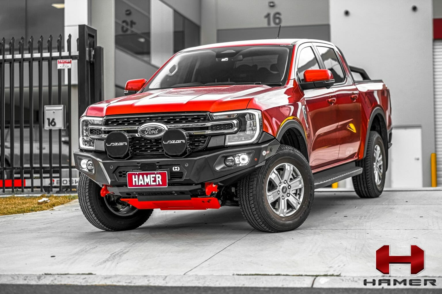 King series bull bar for Ford Ranger (2022 - Present) | Hamer 4x4