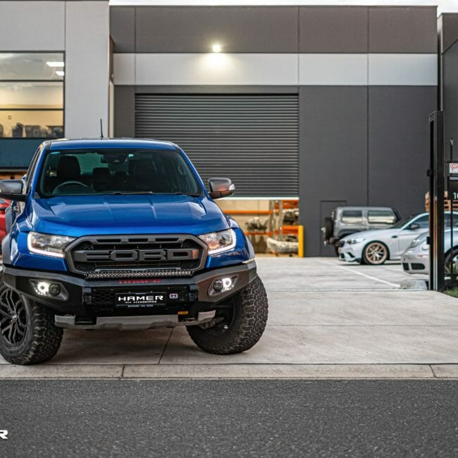 King series bull bar for Ford Ranger Raptor (2018 - 2022) | Hamer 4x4