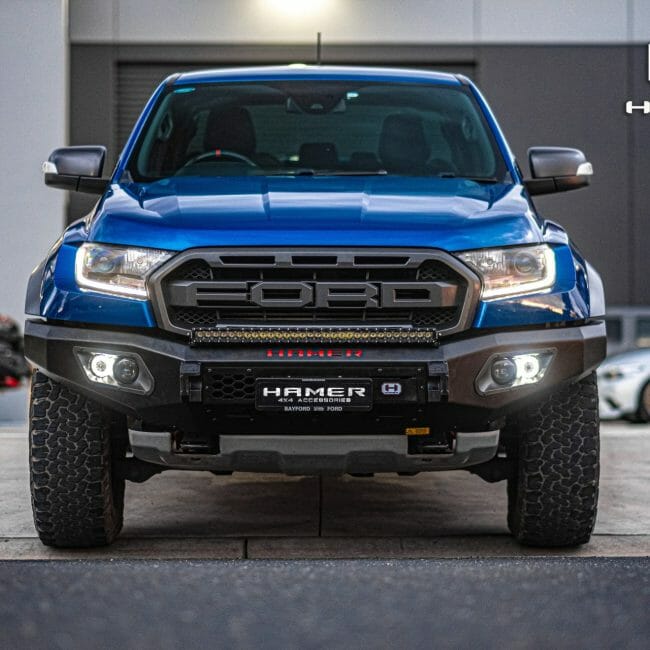 King series bull bar for Ford Ranger Raptor (2018 - 2022) | Hamer 4x4