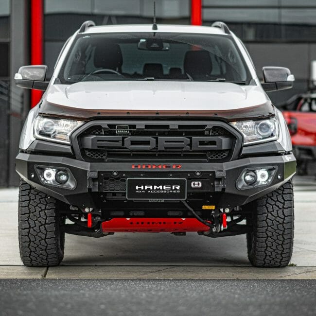 King series bull bar for Ford Ranger PX2, PX3 (2015 - 2022) | Hamer 4x4
