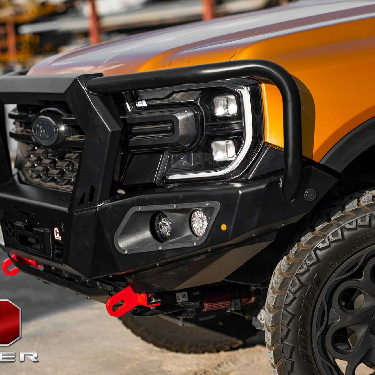 King series Plus bull bar for Ford Ranger (2022 - Present) | Hamer 4x4