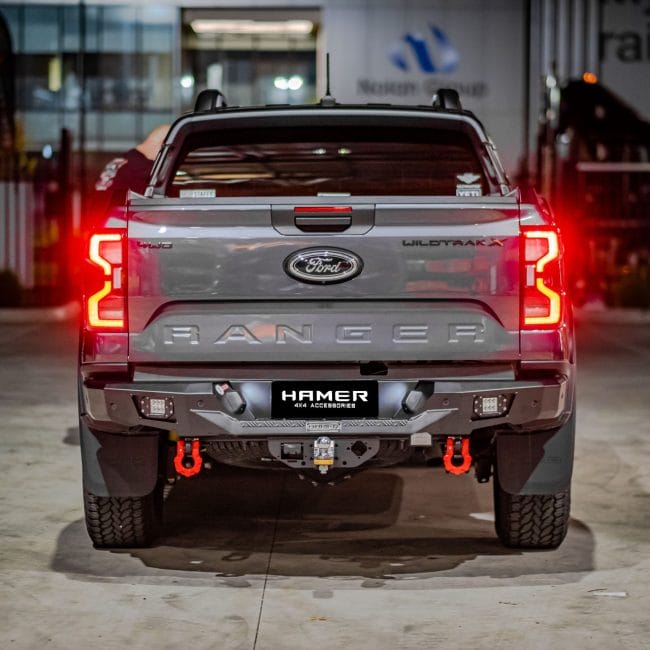 Nova series rear bar for Ford Ranger (2022 - Present) | Hamer 4x4