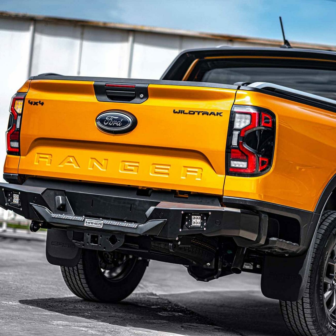 Nova series rear bar for Ford Ranger (2022 - Present) | Hamer 4x4