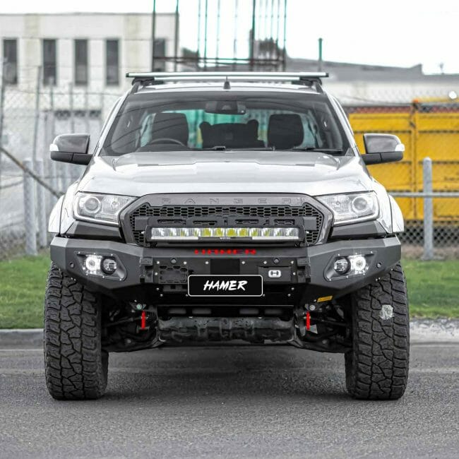 King series bull bar for Ford Ranger PX2, PX3 (2015 - 2022) | Hamer 4x4