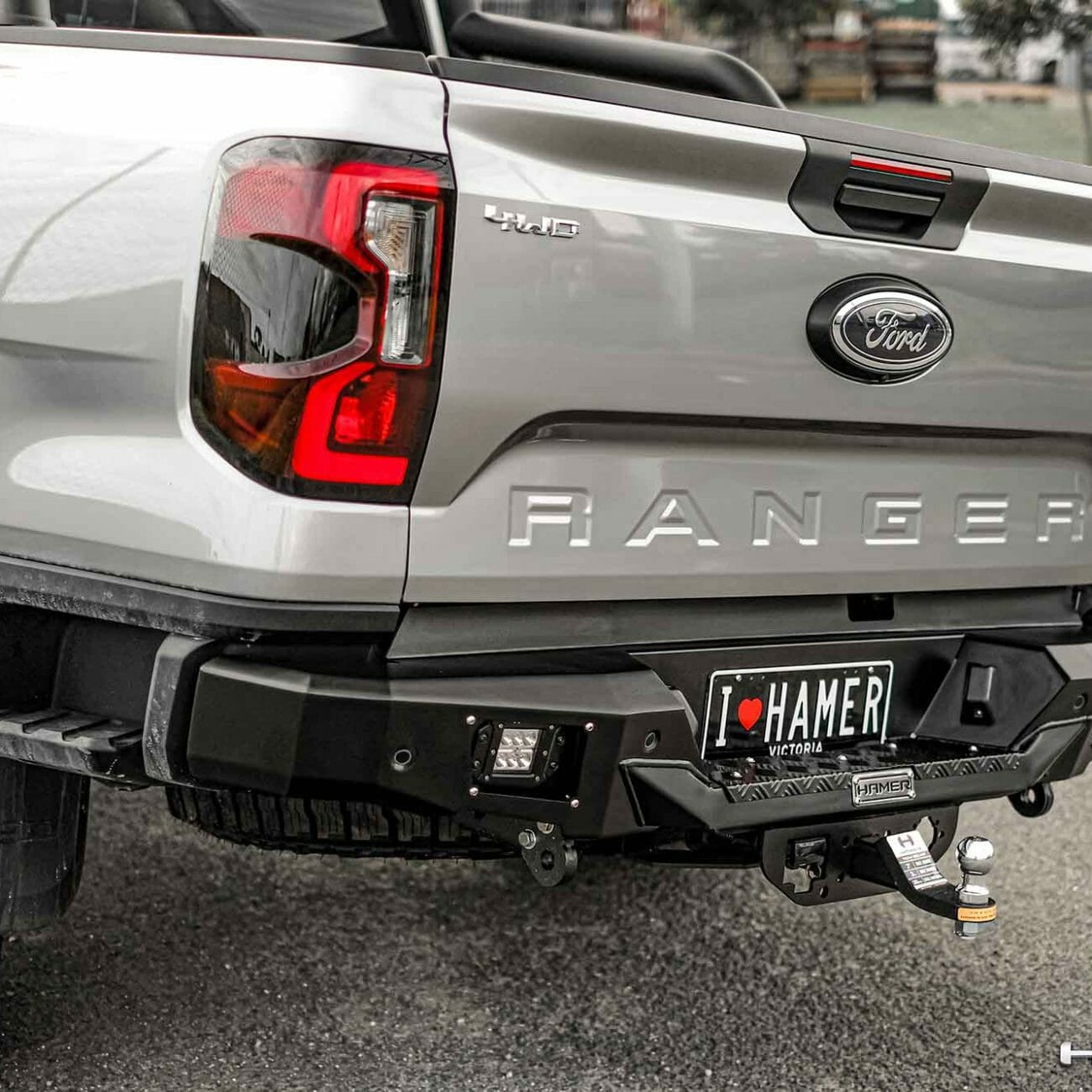 Nova series rear bar for Ford Ranger (2022 - Present) | Hamer 4x4
