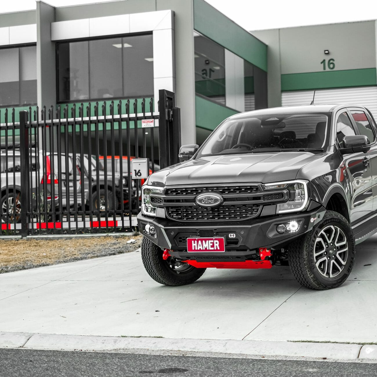 King series bull bar for Ford Ranger (2022 - Present) | Hamer 4x4