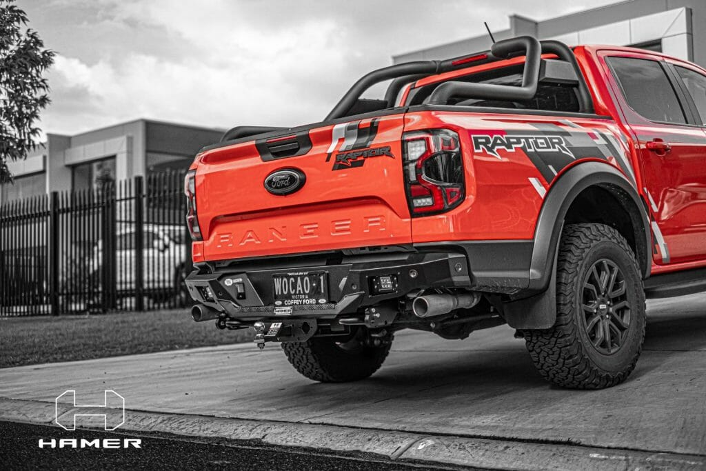 Nova series rear bar for Ford Ranger (2022 - Present) | Hamer 4x4