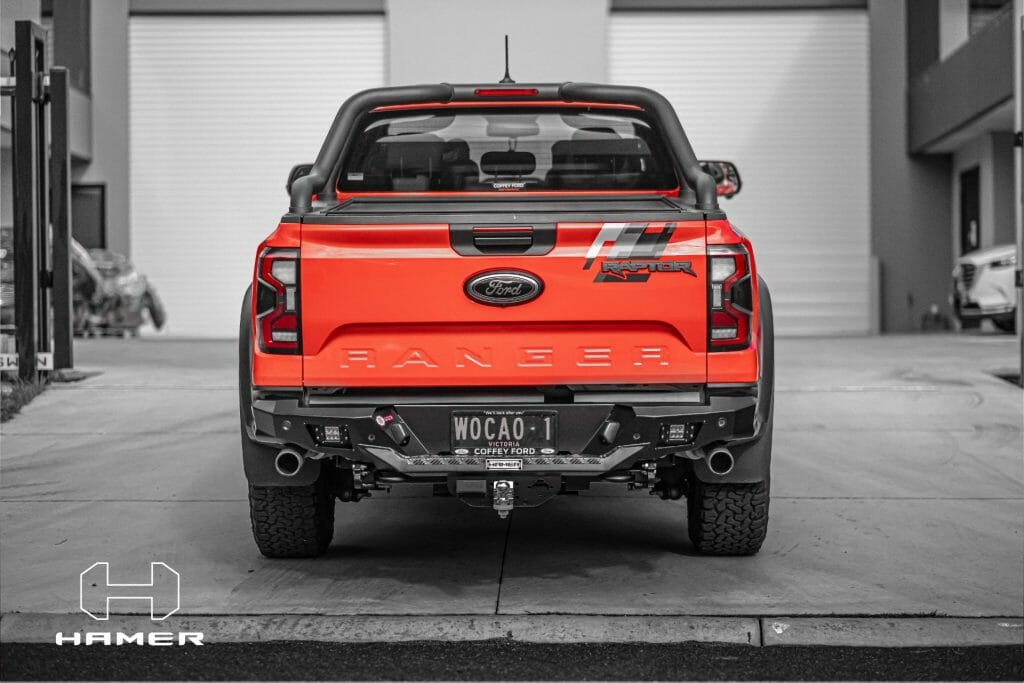 Nova series rear bar for Ford Ranger (2022 - Present) | Hamer 4x4