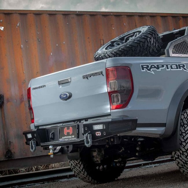 Hamer 4x4 M-Series Rear Bar for Ford Ranger Raptor (2018-2022)