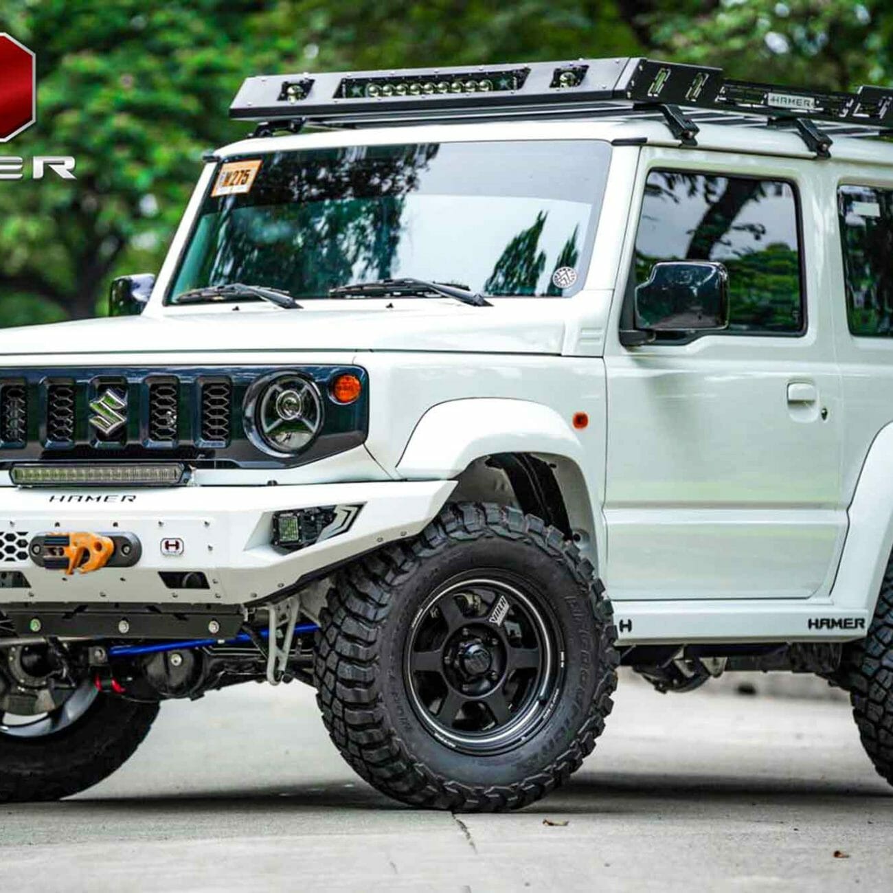 King series bull bar for Suzuki Jimny JB74W (2018 - Present) | Hamer 4x4