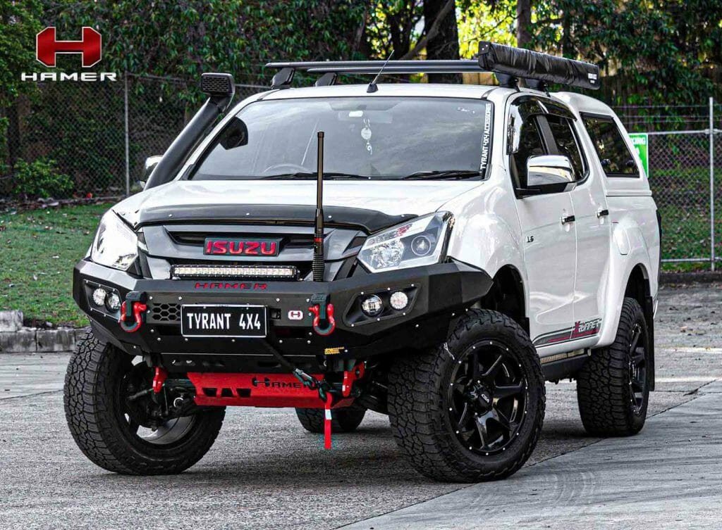 King series bull bar for Isuzu D-Max ( 2016 - 2020 ) - Hamer 4x4