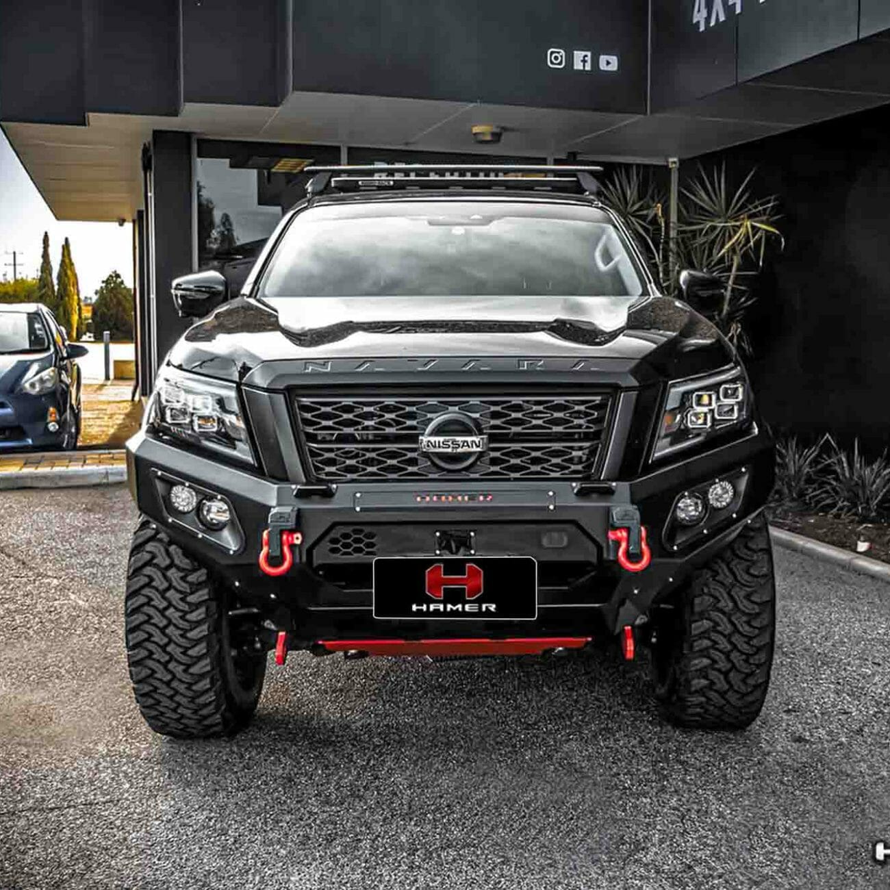 King series bull bar for Nissan Navara (2021 - Present) | Hamer 4x4
