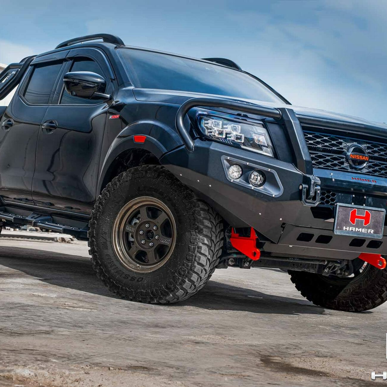 King series Plus bull bar for Nissan Navara (2021 - Present) | Hamer 4x4