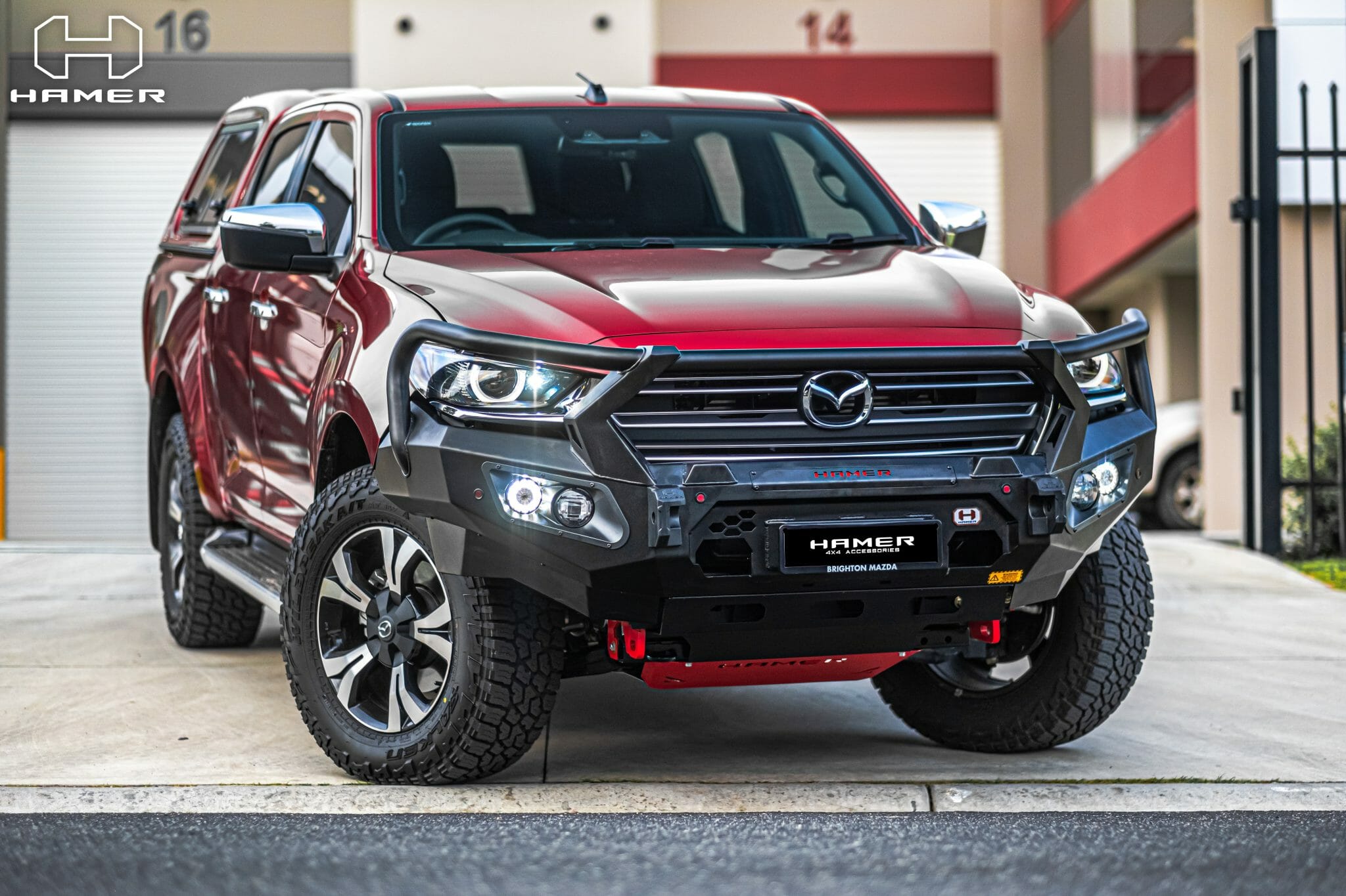 Hamer 4x4 King series Plus bull bar for Mazda BT-50 (2021 – 2024)