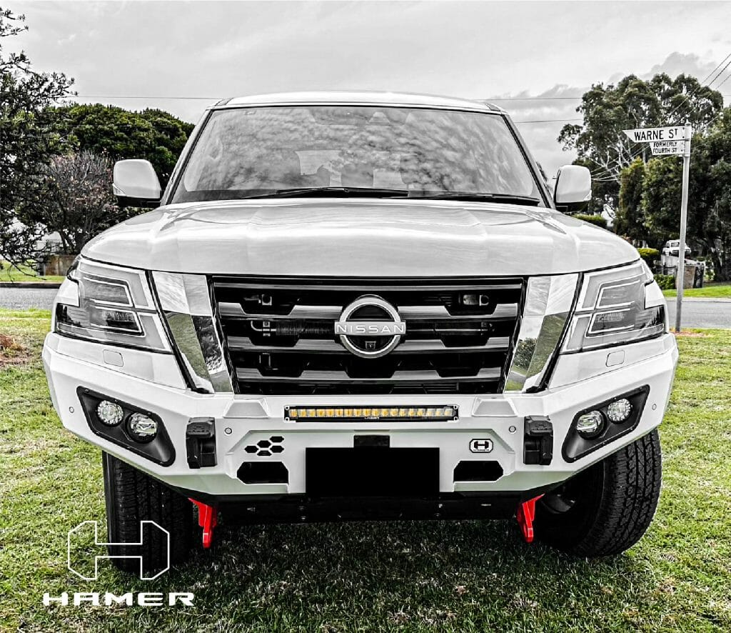 King series bull bar for Nissan Patrol Y62 Series 5 (2020 - Present ...