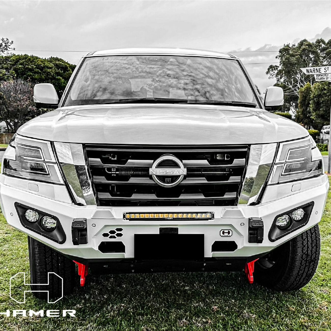 King series bull bar for Nissan Patrol Y62 Series 5 (2020 - Present ...