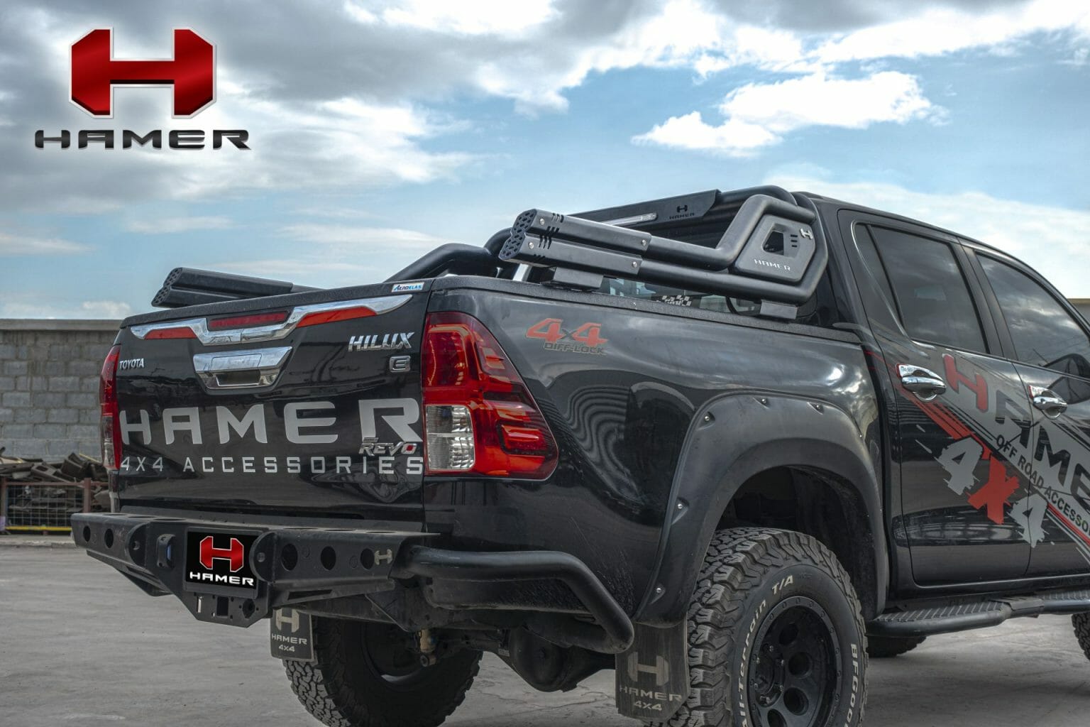 Night Fury Series Sports Bar for Toyota Hilux (2015 - 2018) | Hamer 4x4
