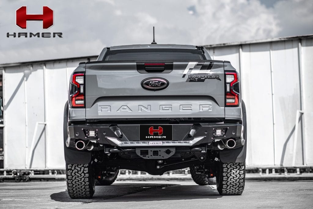 Nova series rear bar for Ford Ranger Raptor (2022 - Present) | Hamer 4x4