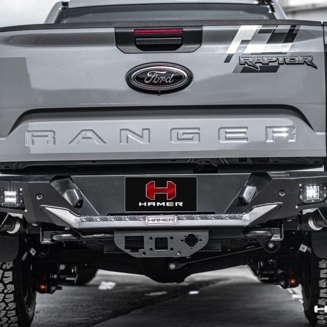 Nova series rear bar for Ford Ranger Raptor (2022 - Present) | Hamer 4x4