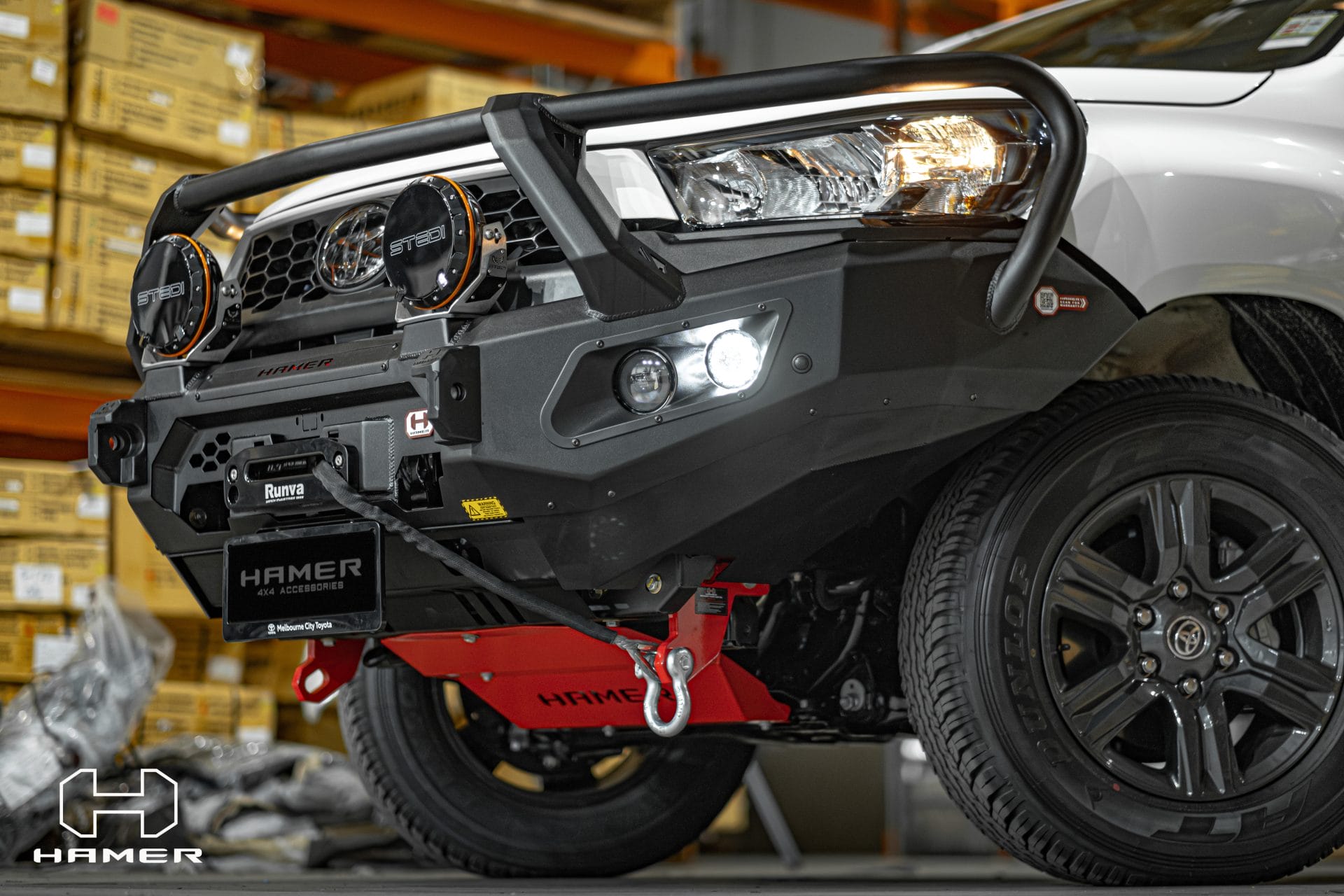 King series Plus bull bar for Toyota Hilux (2024 - Present) | Hamer 4x4