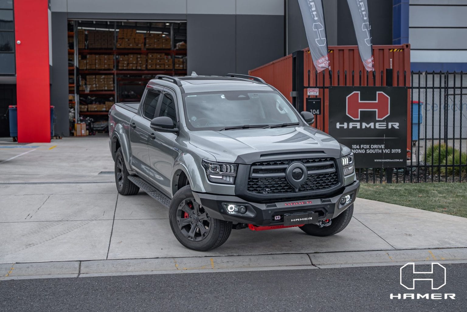 Hamer 4x4 King Series Bull Bar for GWM Cannon Alpha (2024 - Present)